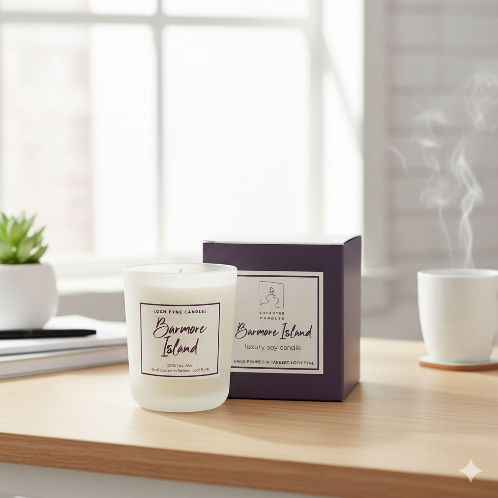 Barmore Island - Soy Candle - Loch Fyne Candles